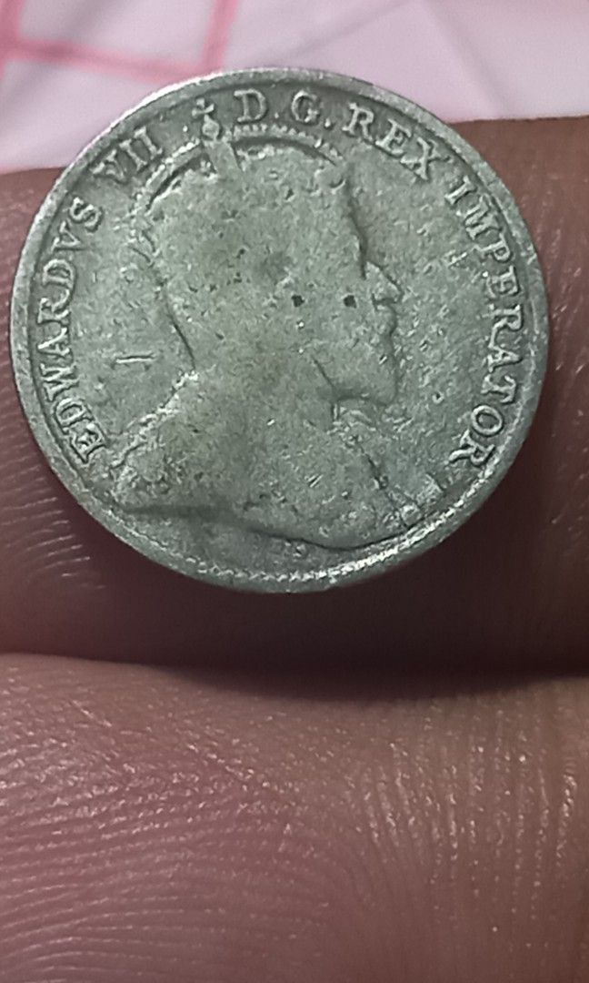 1905 5 cents canada king edward vii silver coin, Hobbies & Toys ...
