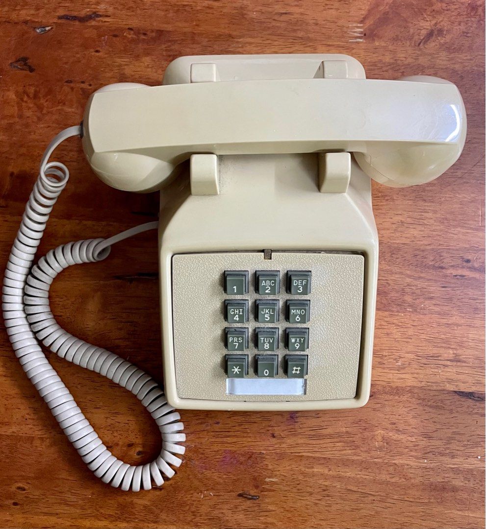 1970's Bittel Brand Push Button Table Telephone Working Condition ...