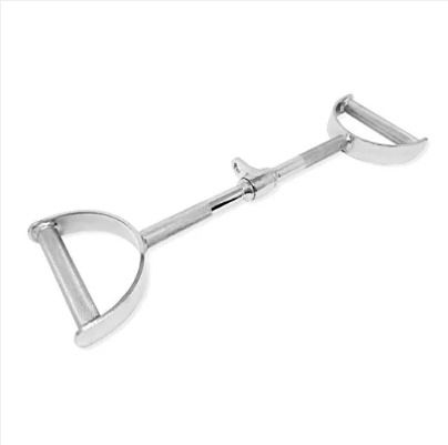 24" Lat Pull Down Bar with D Handles, Rotating Cable Attachment for Lat ...