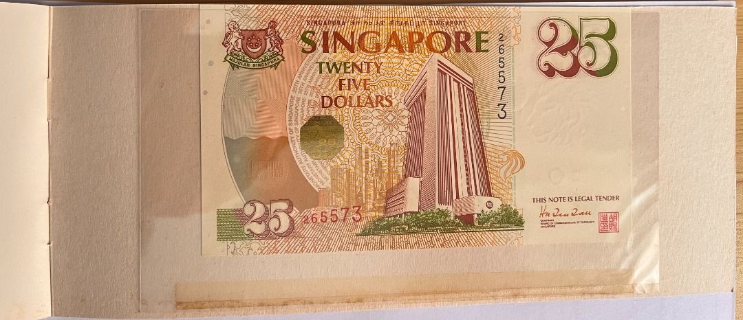 $25 dollar note 25 years of MAS with booklet (Negotiable), Hobbies ...