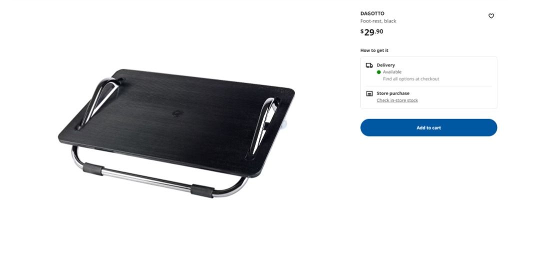 IKEA foot rest Dagotto, Furniture & Home Living, Furniture, Other Home ...