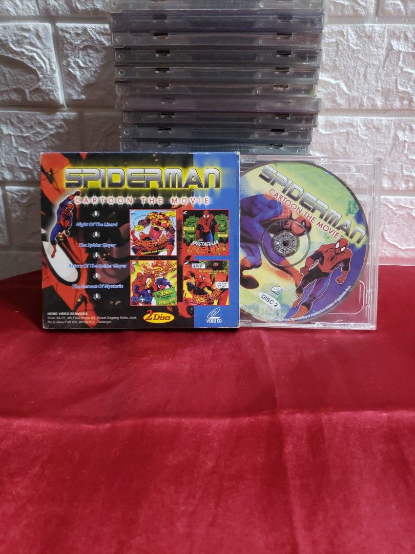 2 VCD CARTOON MOVIE / 2000 - SPIDERMAN / VCD, Hobbies & Toys, Music ...