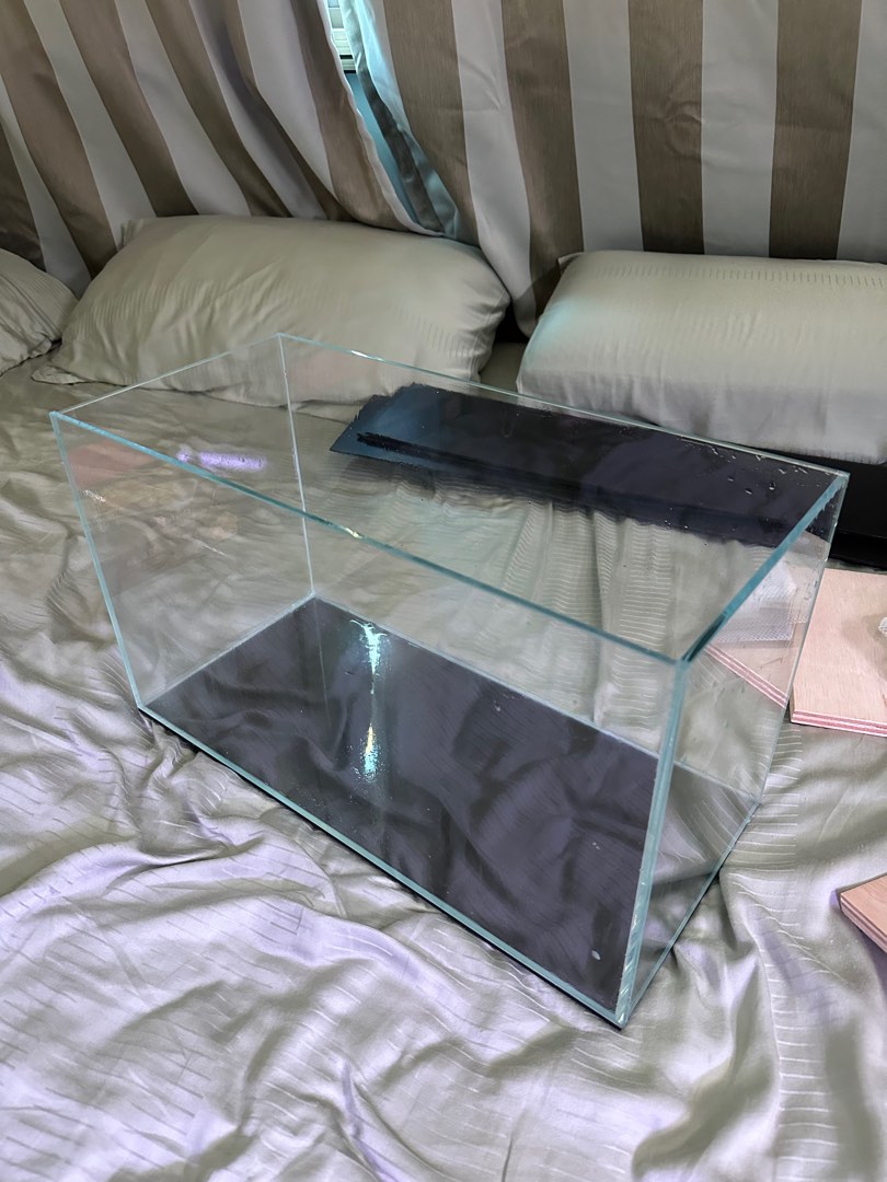 45 cm Slim Crystal Glass Tank, Pet Supplies, Homes & Other Pet ...