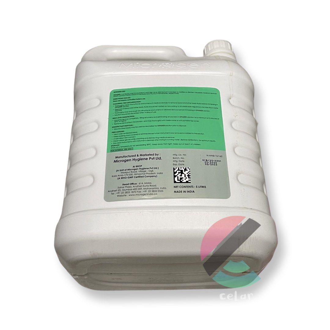 5 Liters (OPA) CIDEX OPADEX - 5 Minutes (sterilizing solution), Health ...