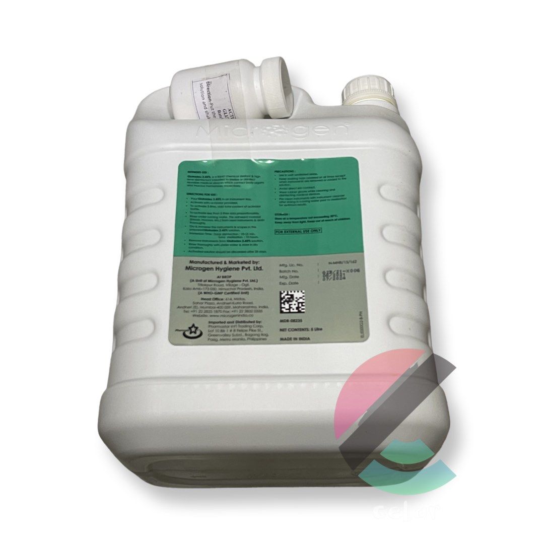 5 Litre GLUTRADEX (Cidex ) HIGH LEVEL INSTRUMENT DISINFECTANT ...
