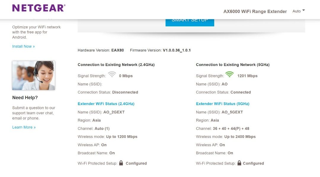 [95%新高階強勁Wi-Fi 6 延伸路由器] NETGEAR Nighthawk EAX80 - 專業雙頻 Mesh WiFi 6 延伸 ...