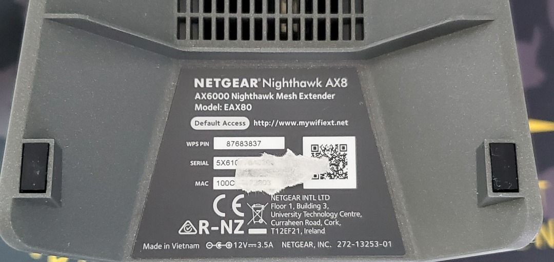 [95%新高階強勁Wi-Fi 6 延伸路由器] NETGEAR Nighthawk EAX80 - 專業雙頻 Mesh WiFi 6 延伸 ...