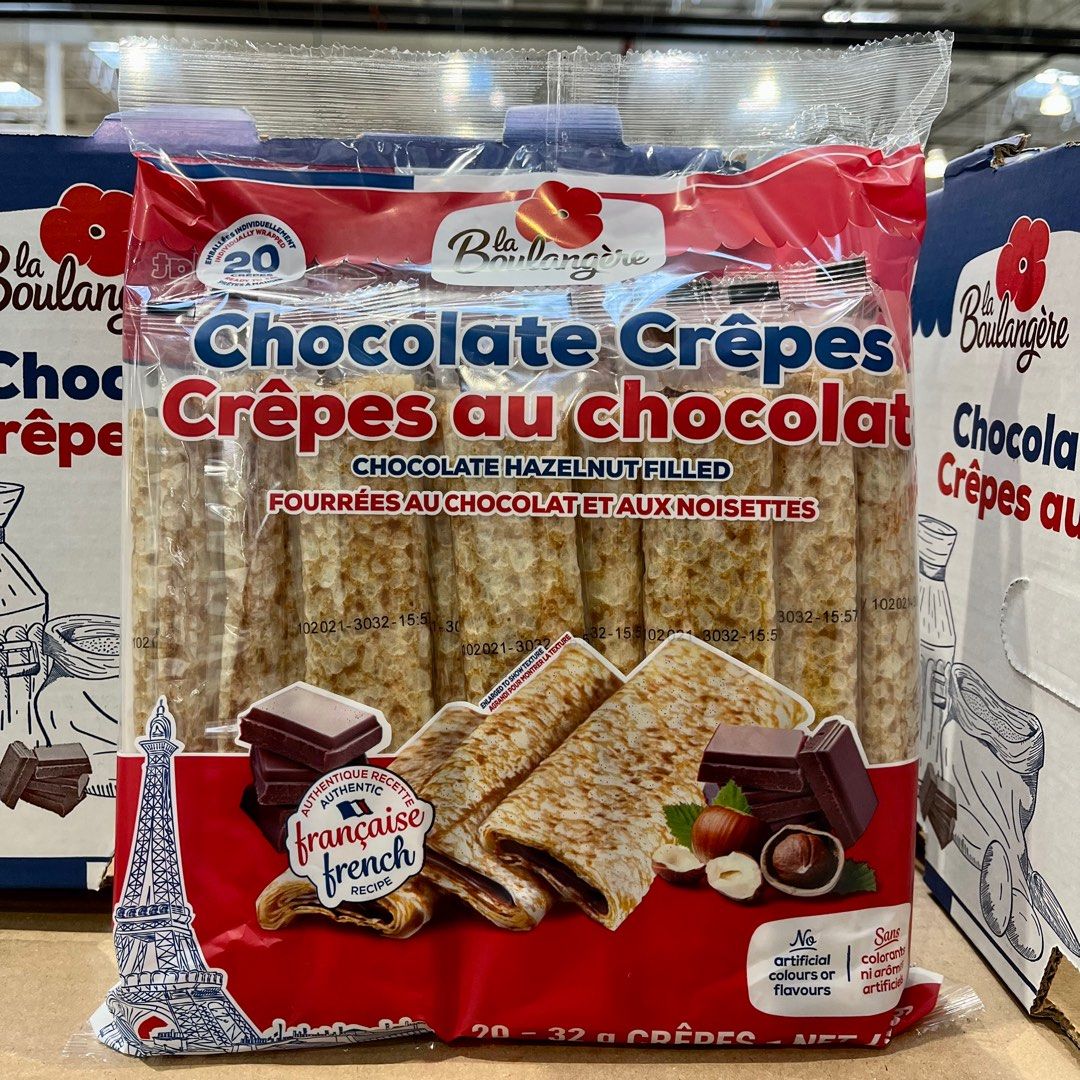 Costco La Boulangere Chocolate Hazelnut Filled Crepes, 53% OFF