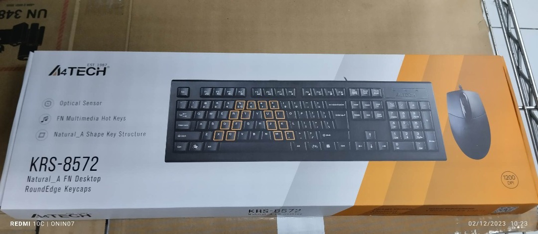 A4 TECH KEYBOARD AND MOUSE, Computers & Tech, Parts & Accessories, Computer Keyboard on Carousell