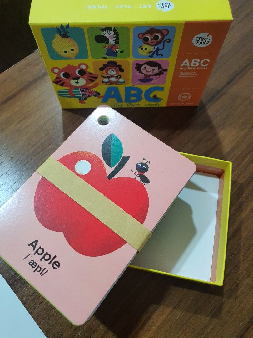 ABC flash card, Hobbies & Toys, Toys & Games on Carousell