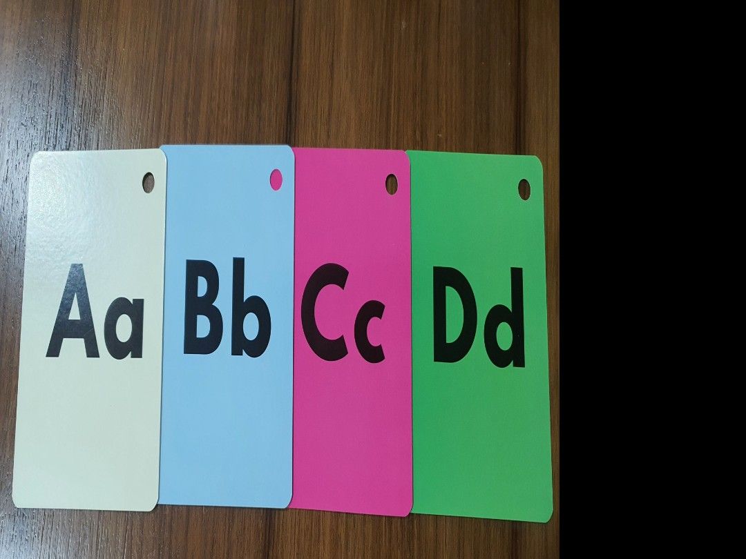ABC flash card, Hobbies & Toys, Toys & Games on Carousell