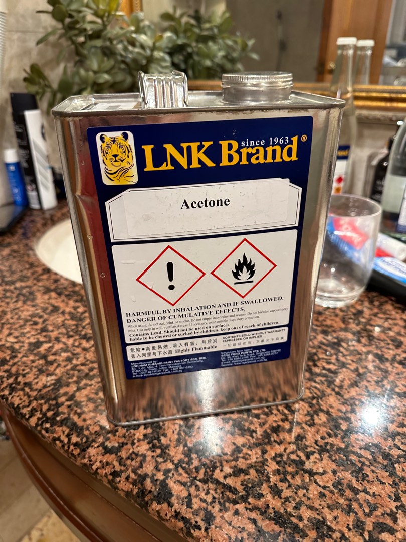 Acetone - 2L, Furniture & Home Living, Home Improvement & Organisation ...