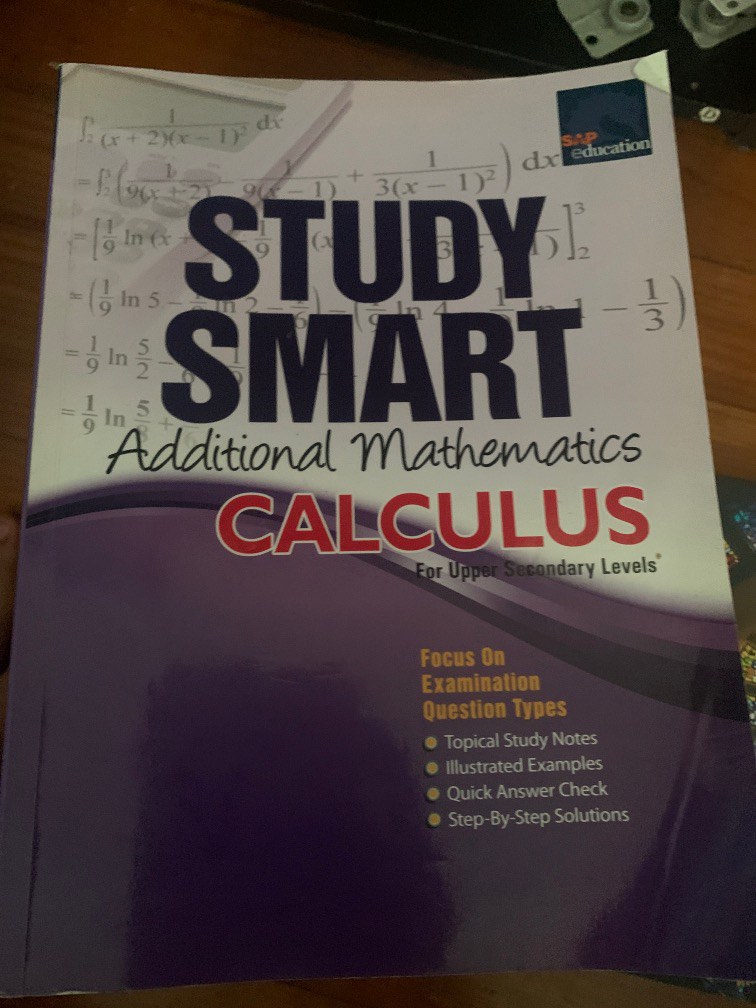 Additional Mathematics study smart, Hobbies & Toys, Books & Magazines ...
