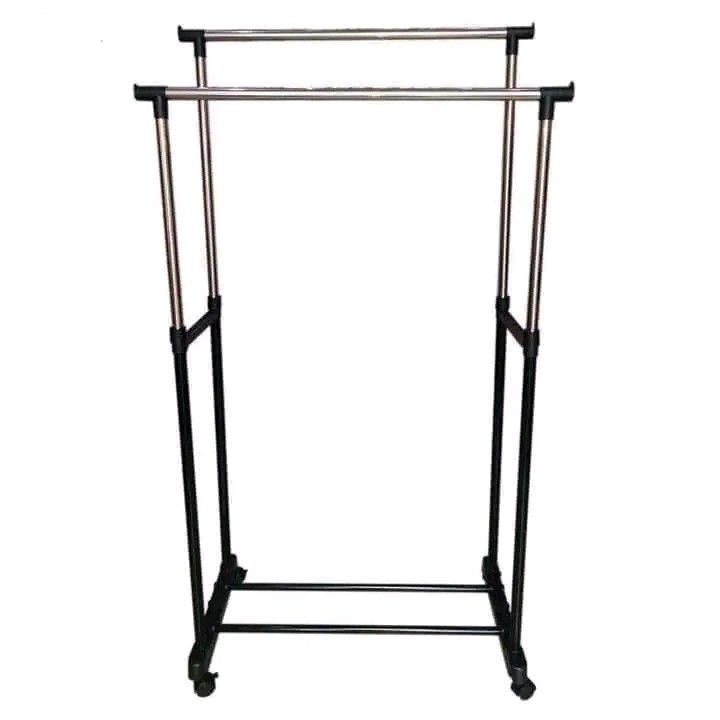 adjustable double pole clothes racks, Furniture & Home Living, Home ...