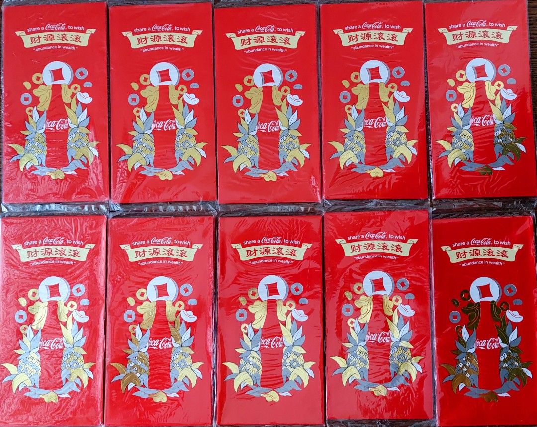 Angpow Packets (Cola Set), Hobbies & Toys, Collectibles & Memorabilia ...