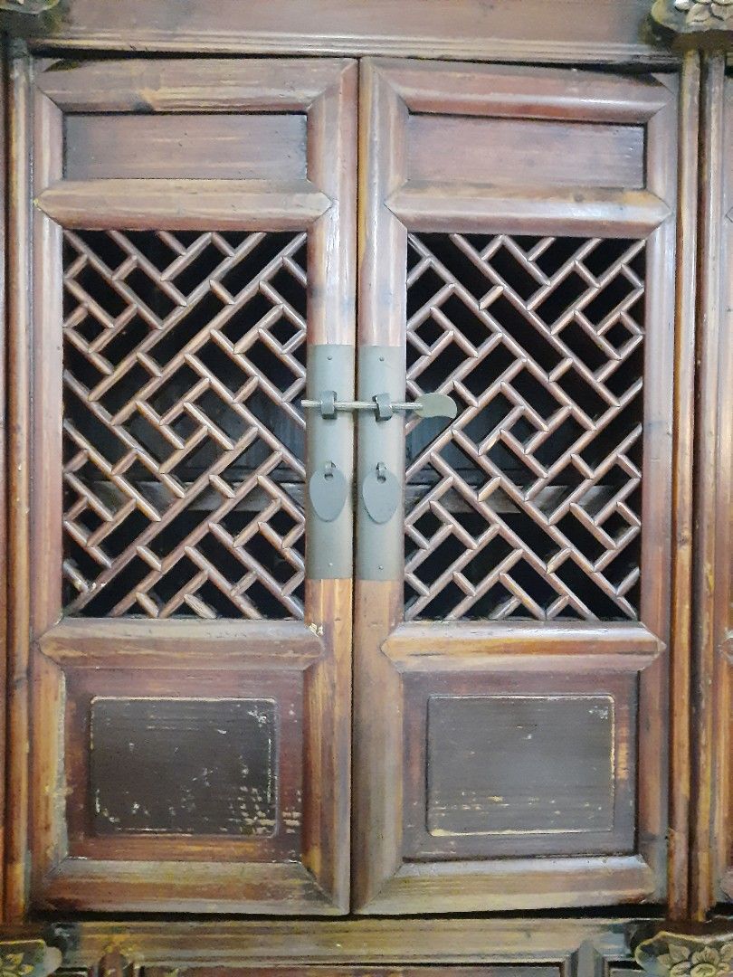 Antique chinese kitchen cabinet, Furniture & Home Living, Home Decor ...