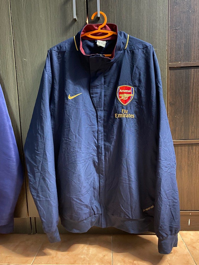 Arsenal vintage windbreaker jacket, Men's Fashion, Coats, Jackets and ...