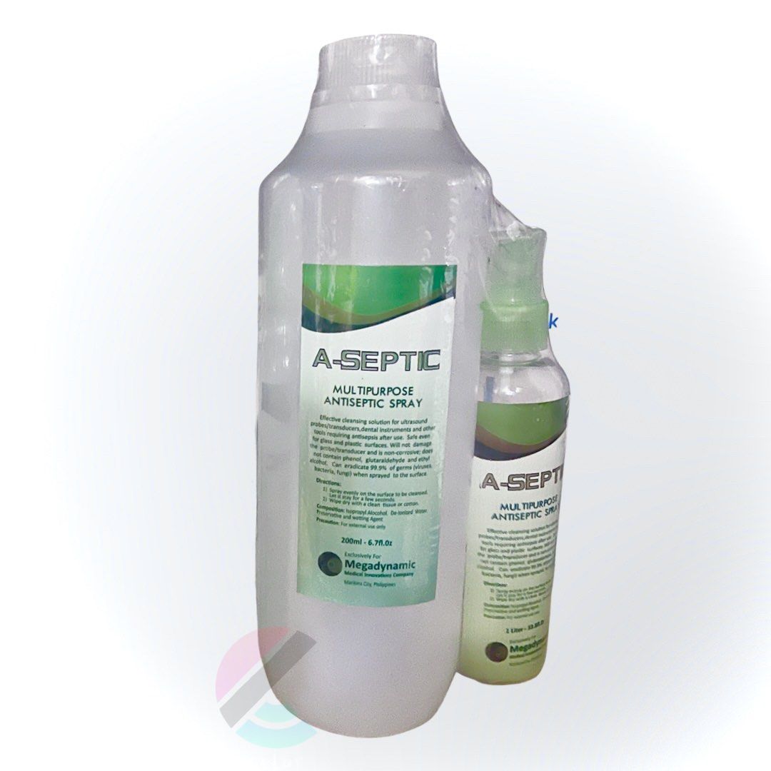 A-SEPTIC Ultrasound Probe/ Ultrasound Transducer Cleaner 200ml with ...