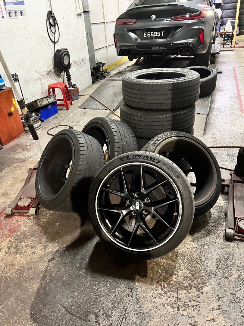 Authentic BBS CI-R Rims with PS4S, Car Accessories, Tyres & Rims on ...