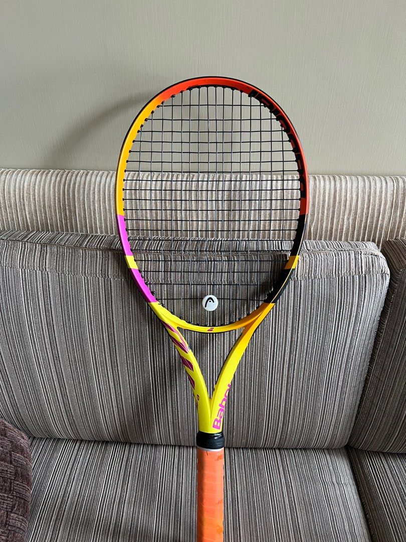 Babolat Pure Aero Rafa 300g (unstrung) grip 2, 運動產品, 運動與體育, 運動與體育 - 球拍和 ...