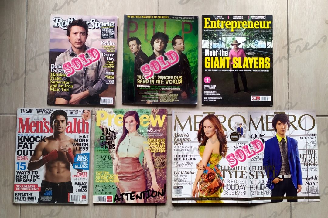 Back Issue Magazine Collection with Celebrity Covers (Megan Fox Rihanna ...