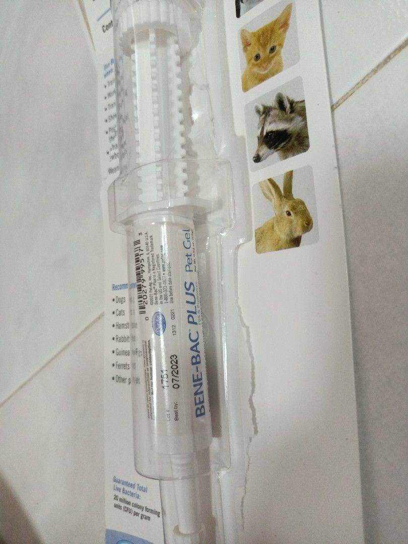 Bene bac plus gel, Pet Supplies, Pet Food on Carousell
