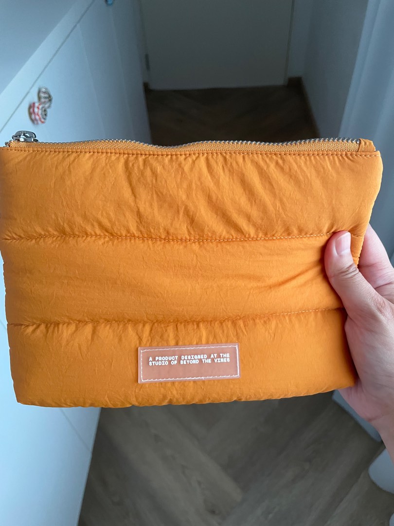 Beyond The Vines - Poofy Pouch - Orange - Brand New, Women's Fashion ...