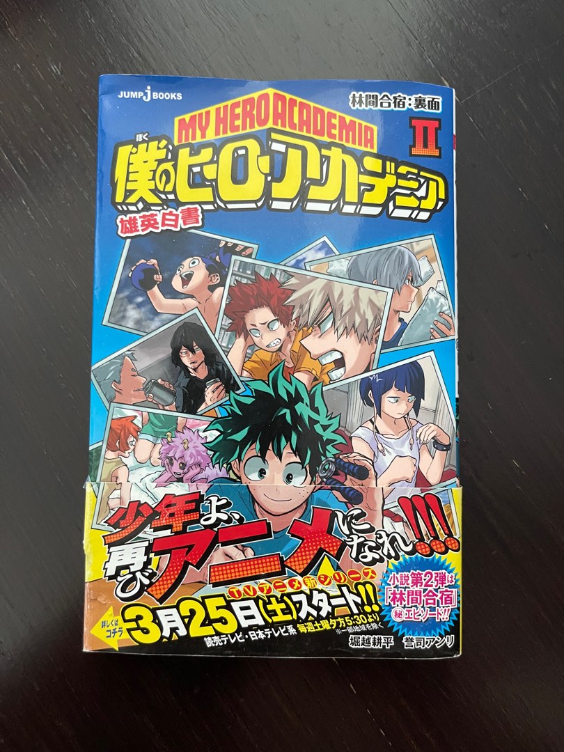 BNHA MHA Light novel vol 2 Japanese, Hobbies & Toys, Books & Magazines ...
