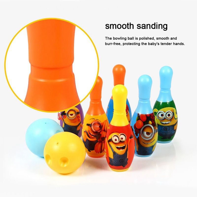 BNIB Minion Bowling Set, Hobbies & Toys, Toys & Games on Carousell