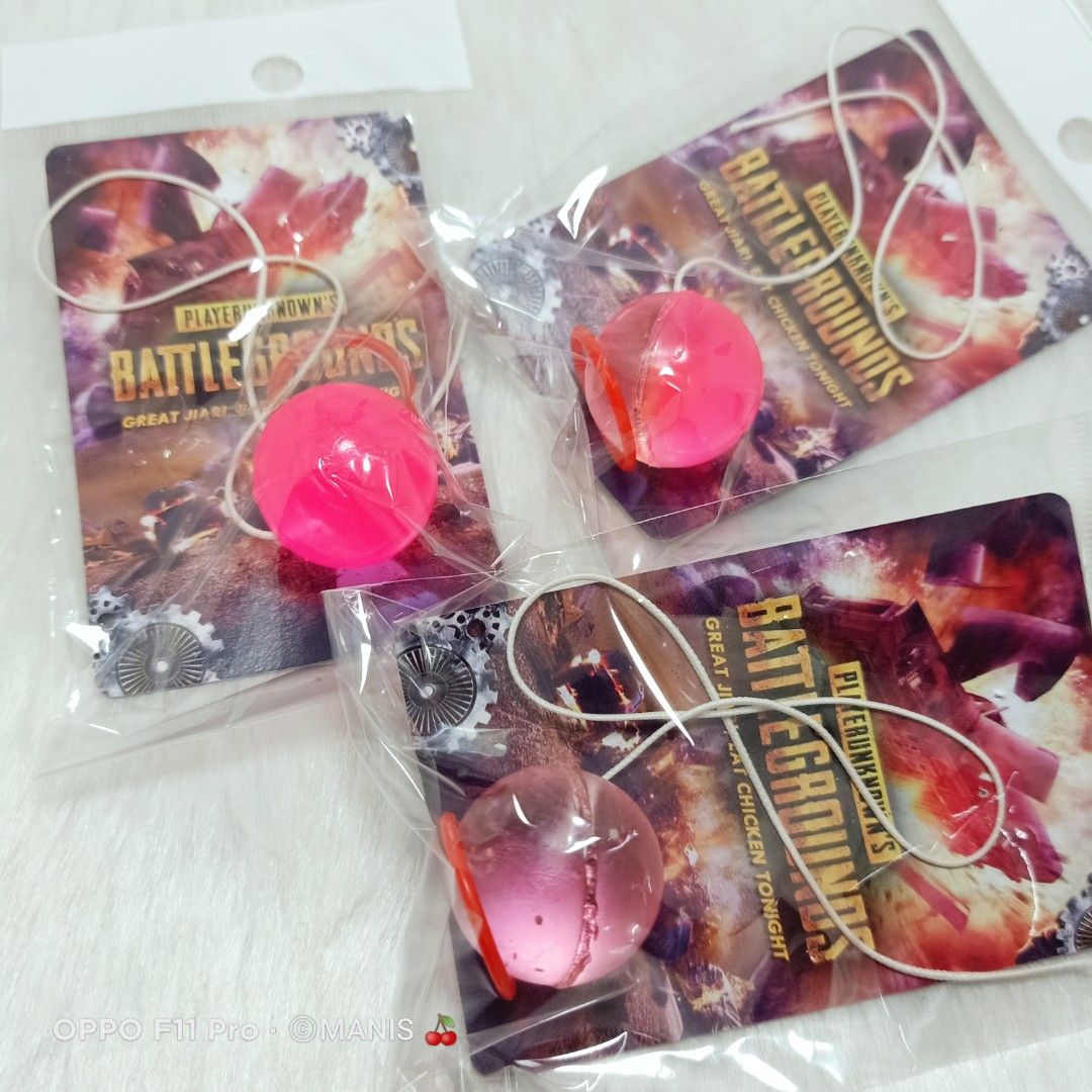 Bounce Bouncing Elastic Rubber Jumping Ball Yo-yo Colorful with Ring ...