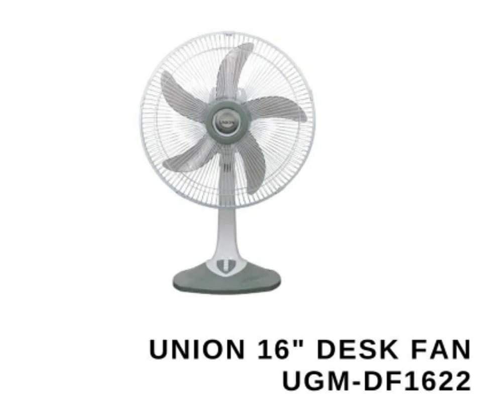 Brand New Union Desk Fan UGM-DF1622, Furniture & Home Living, Lighting ...