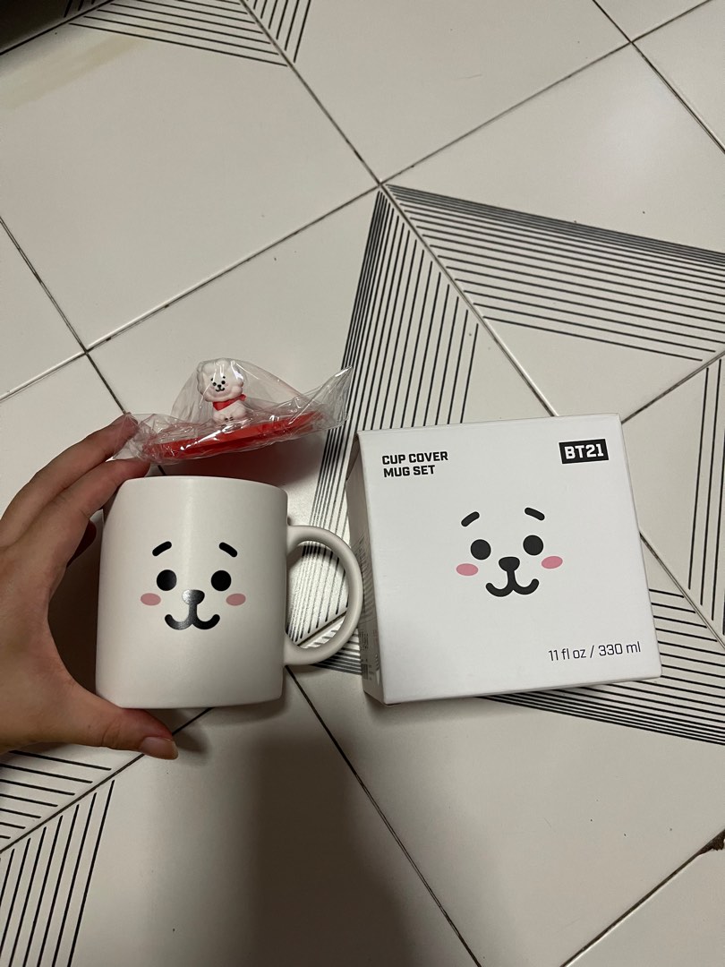 BT21 RJ Mug Set, Hobbies & Toys, Memorabilia & Collectibles, K-Wave on ...