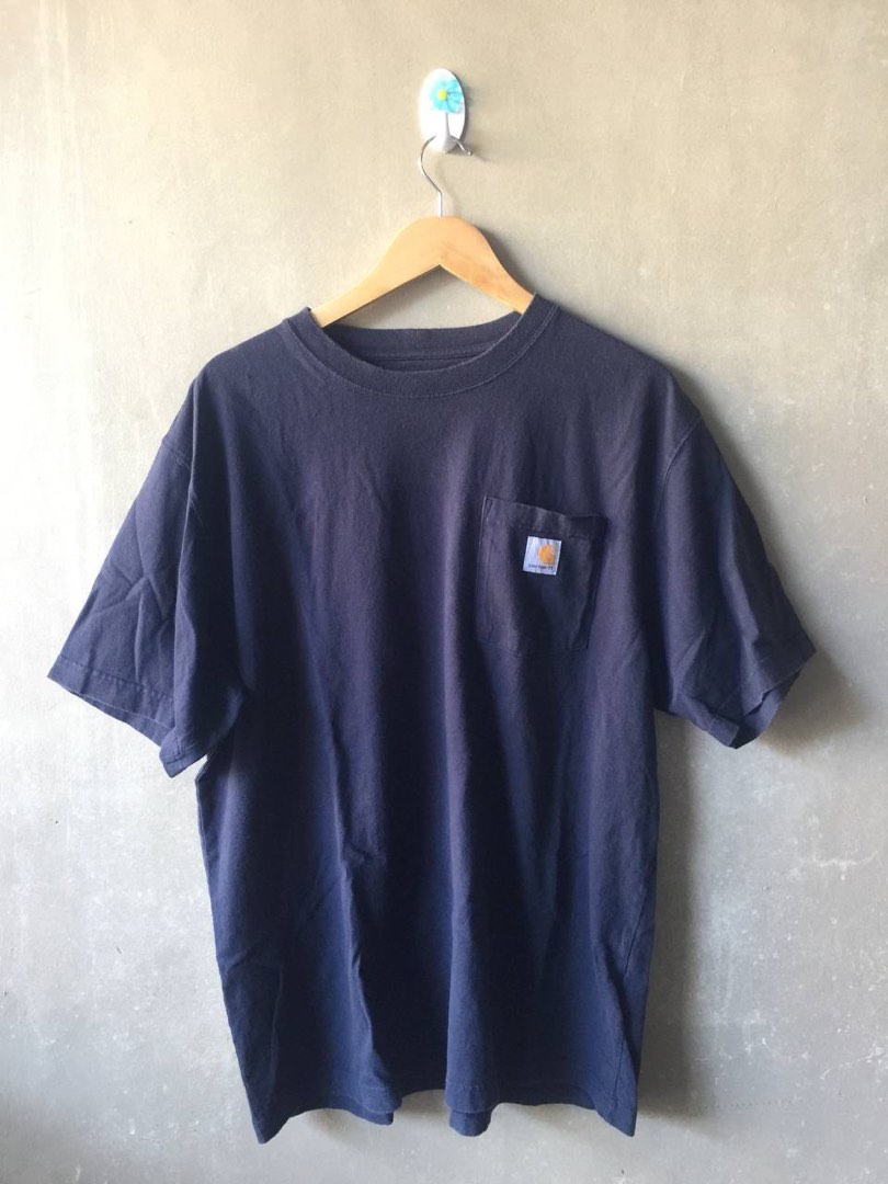 carhartt k87 NVY, Men's Fashion, Tops & Sets, Tshirts & Polo Shirts on ...