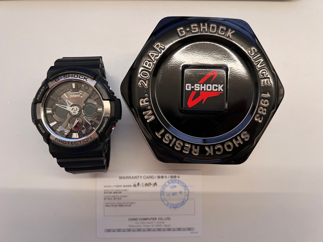 Casio G-Shock GA-200-1A, Men's Fashion, Watches & Accessories, Watches ...