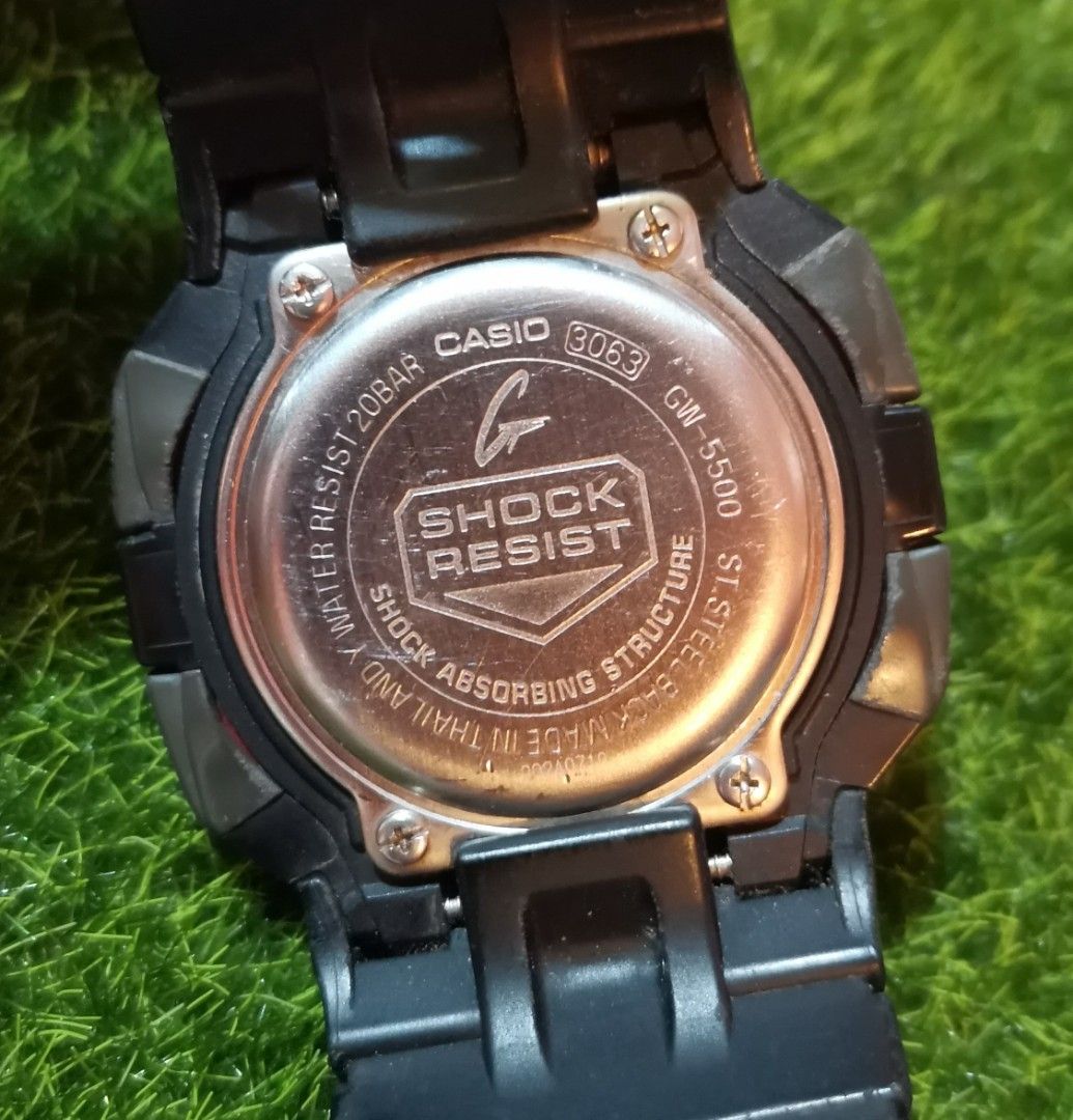 CASIO G-SHOCK TOUGH SOLAR MULTI BAND 5 [ 3063] GW-5500, Men's Fashion ...