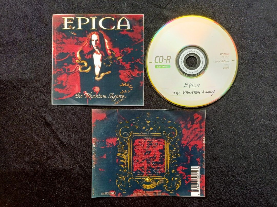 CD Epica : the phantom agony, Hobbies & Toys, Music & Media, CDs & DVDs ...