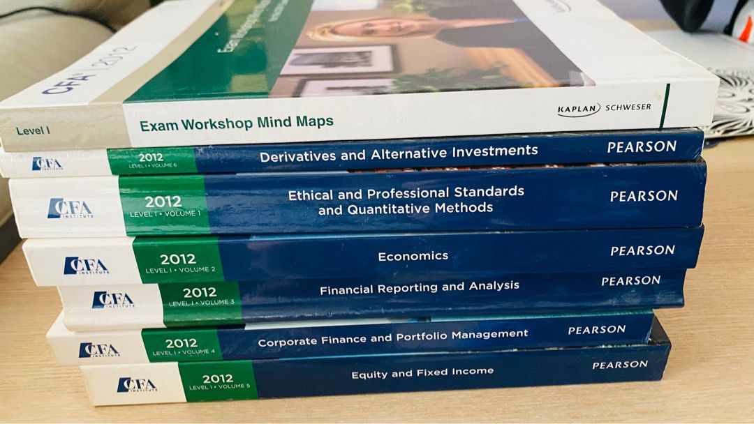 CFA Level 1 2012 edition full set, Hobbies & Toys, Books & Magazines ...