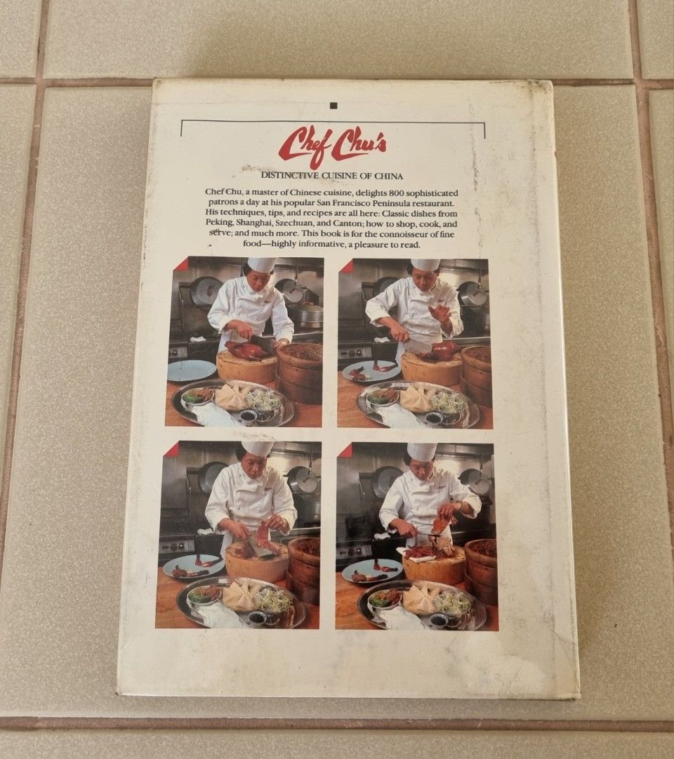 Chef Chu's Distinctive Chinese Cuisine cookbook, Hobbies & Toys, Books & Magazines, Fiction ...