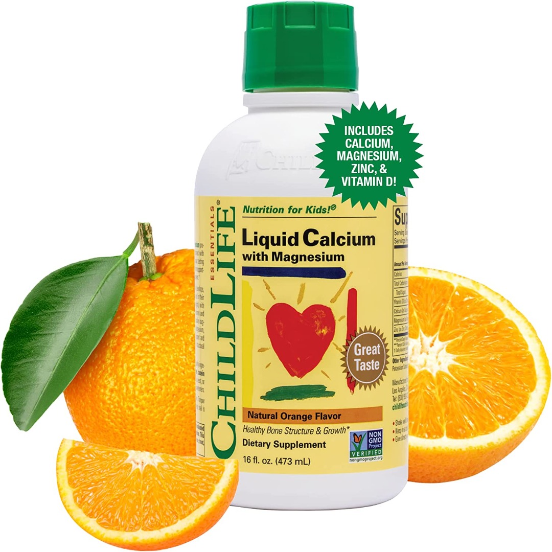 ChildLife, Essentials, Liquid Calcium with Magnesium, Natural Orange ...