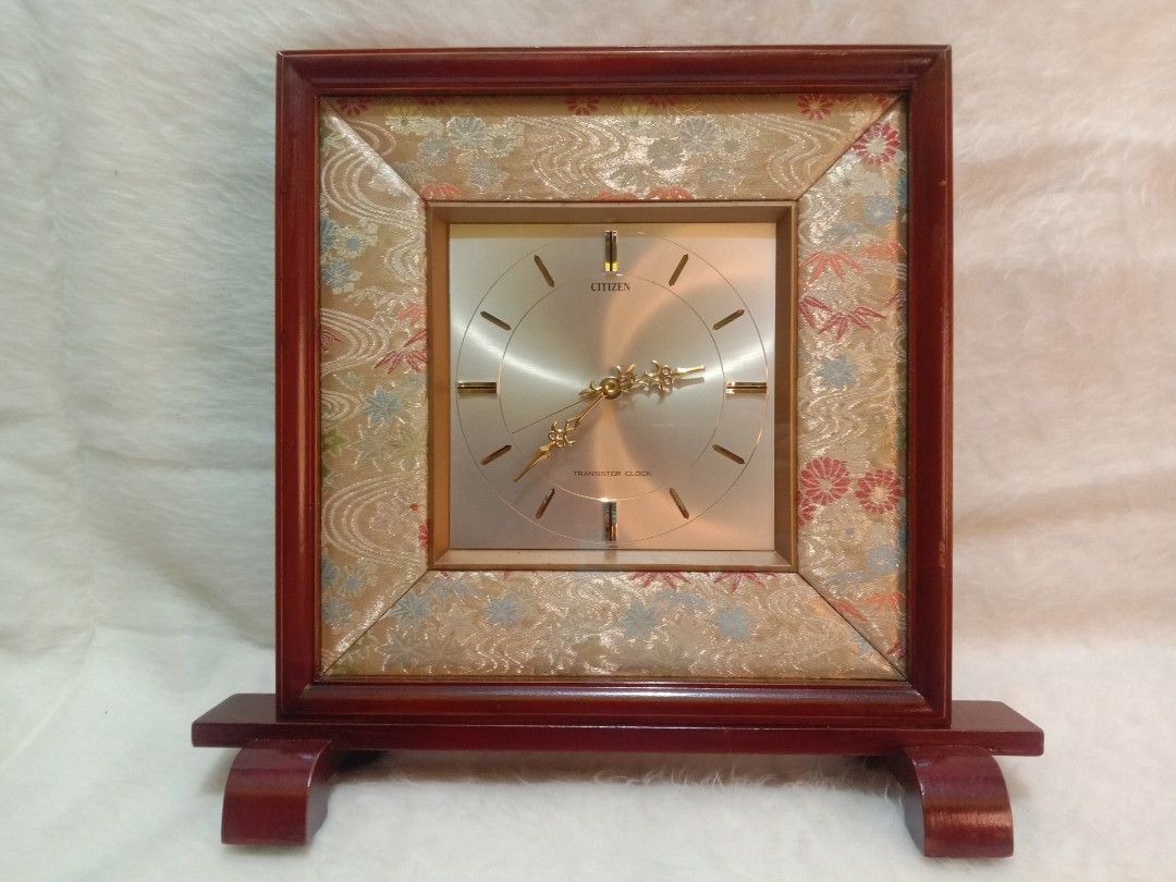 Citizen Transistor Wooden Table Clock, Furniture & Home Living, Home ...