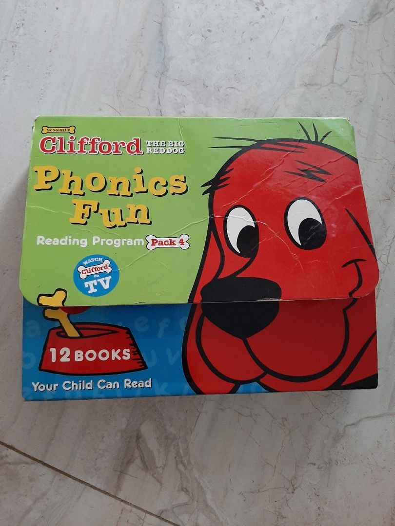 Clifford phonics fun pack 4, Buku & Alat Tulis, Buku Anak-Anak di Carousell