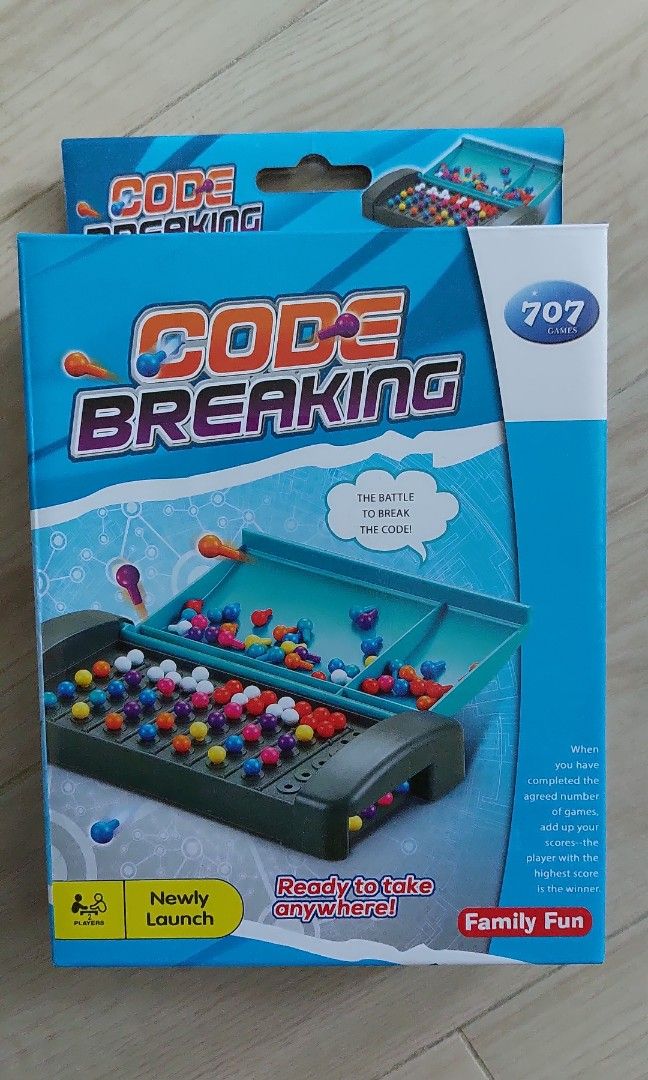 Code breaking game for kids and adults, 興趣及遊戲, 玩具 & 遊戲類 - Carousell