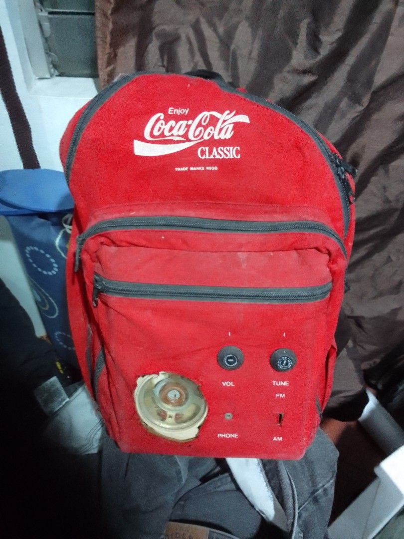 Coke backpack vintage, Men's Fashion, Bags, Backpacks on Carousell