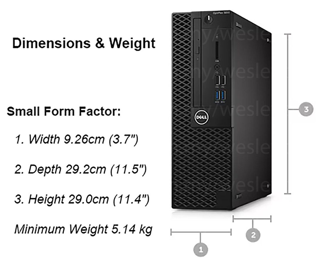 Dell Optiplex 3050 Small Form Factor Desktop PC | Intel Core i5-6th Gen | Gaming | Editing ...