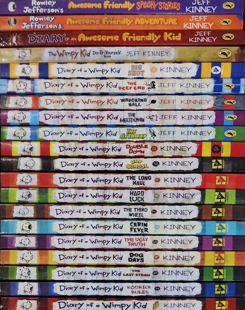Diary Of A Wimpy Kid/Rowley Jefferson's books, Hobbies & Toys, Books ...