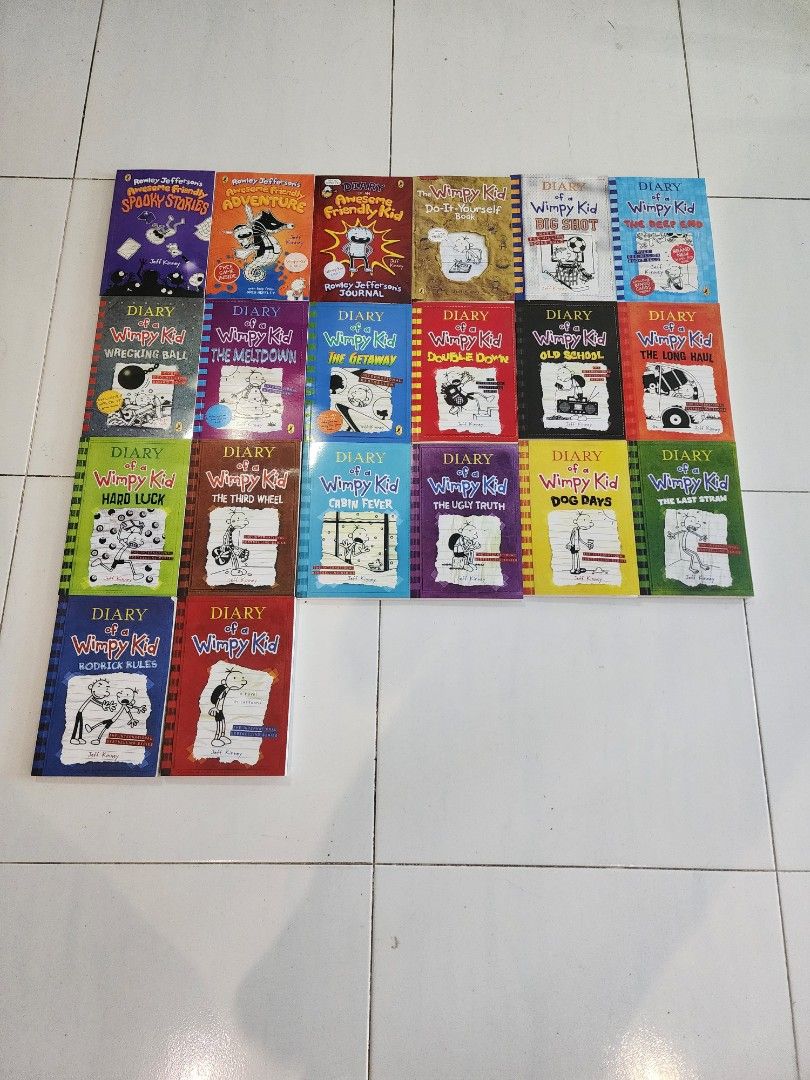 Diary Of A Wimpy Kid/Rowley Jefferson's books, Hobbies & Toys, Books ...