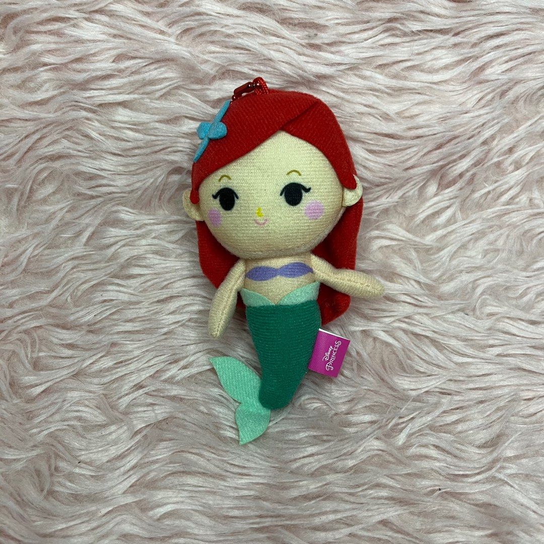 DISNEY THE LITTLE MERMAID ARIEL KEYCHAIN PLUSH CHARM on Carousell