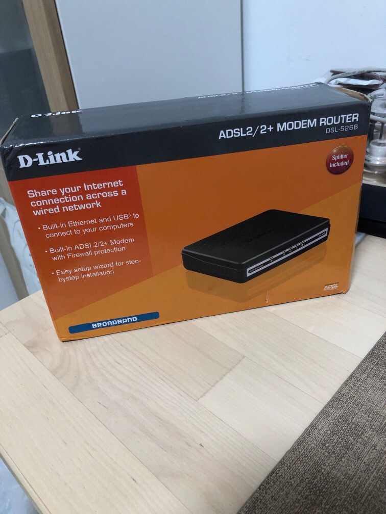 Dlink ADSL2/2+ Modem Router, Computers & Tech, Office & Business ...