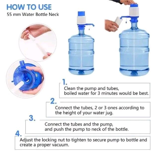 Drinking Water pump Hand Press for Bottled Water Dispenser RS 60, TV ...