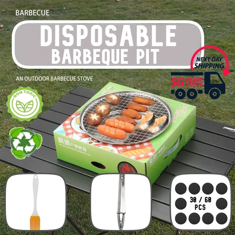 Eco Friendly Disposable BBQ Pit/ Quick Setup BBQ Pit/ Disposable BBQ ...